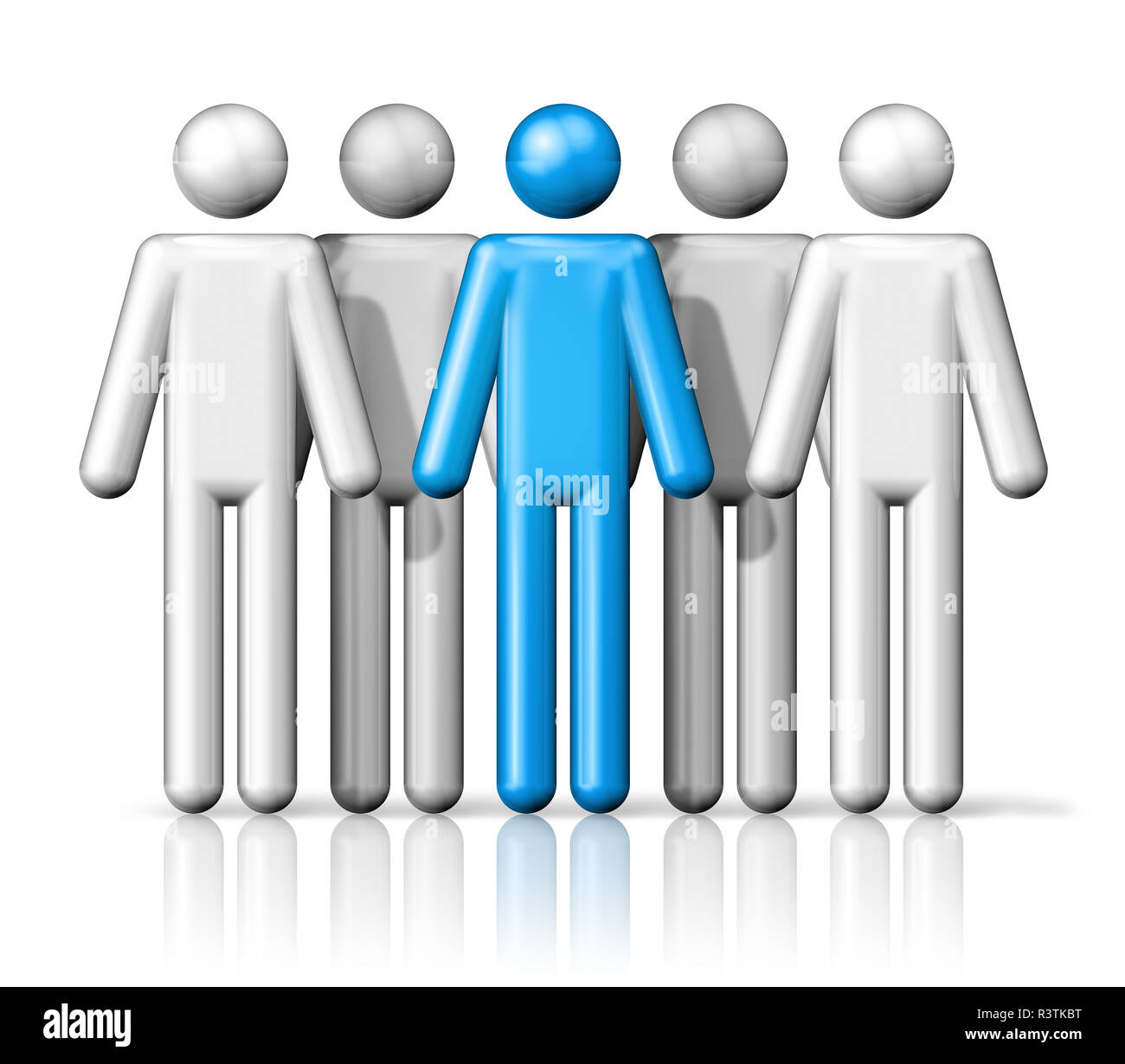 Stick Figure Group Clipart