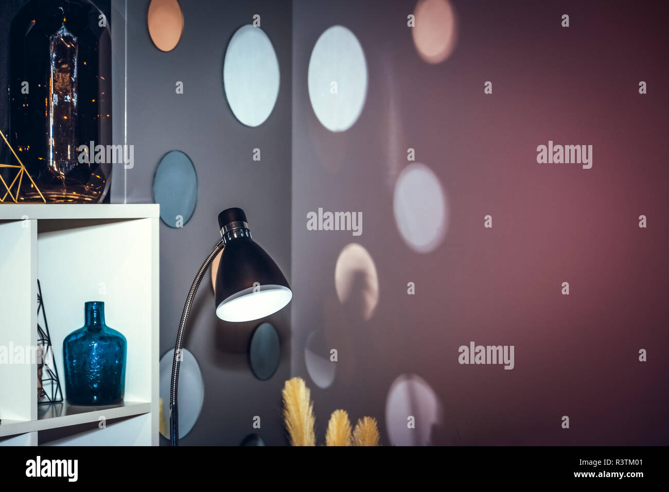 elements of decor in a modern interior, background image Stock Photo ...