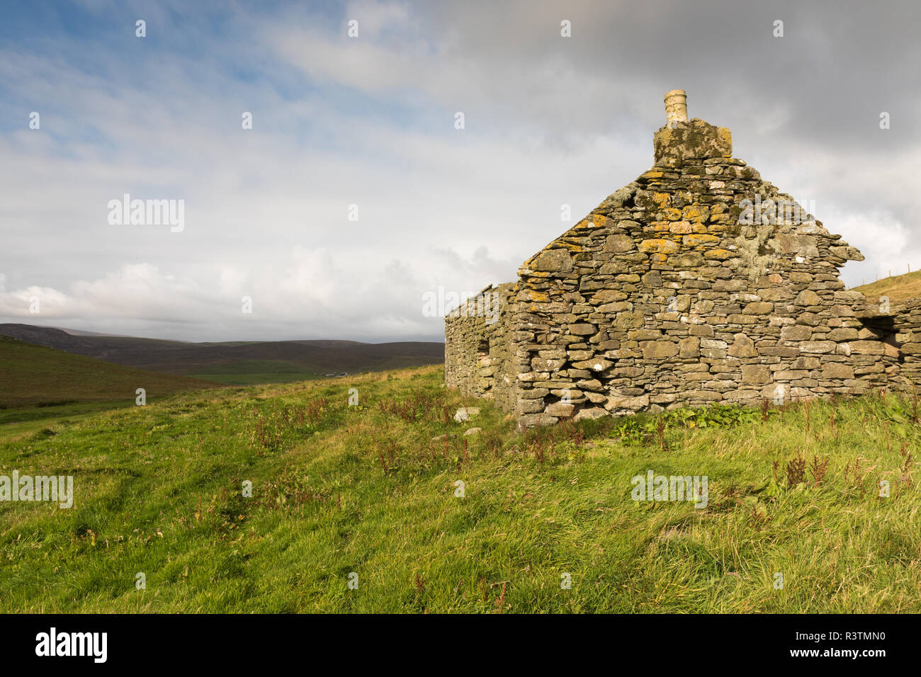 Landscape in Fethaland, Mainland, Shetland, UK Stock Photo - Alamy