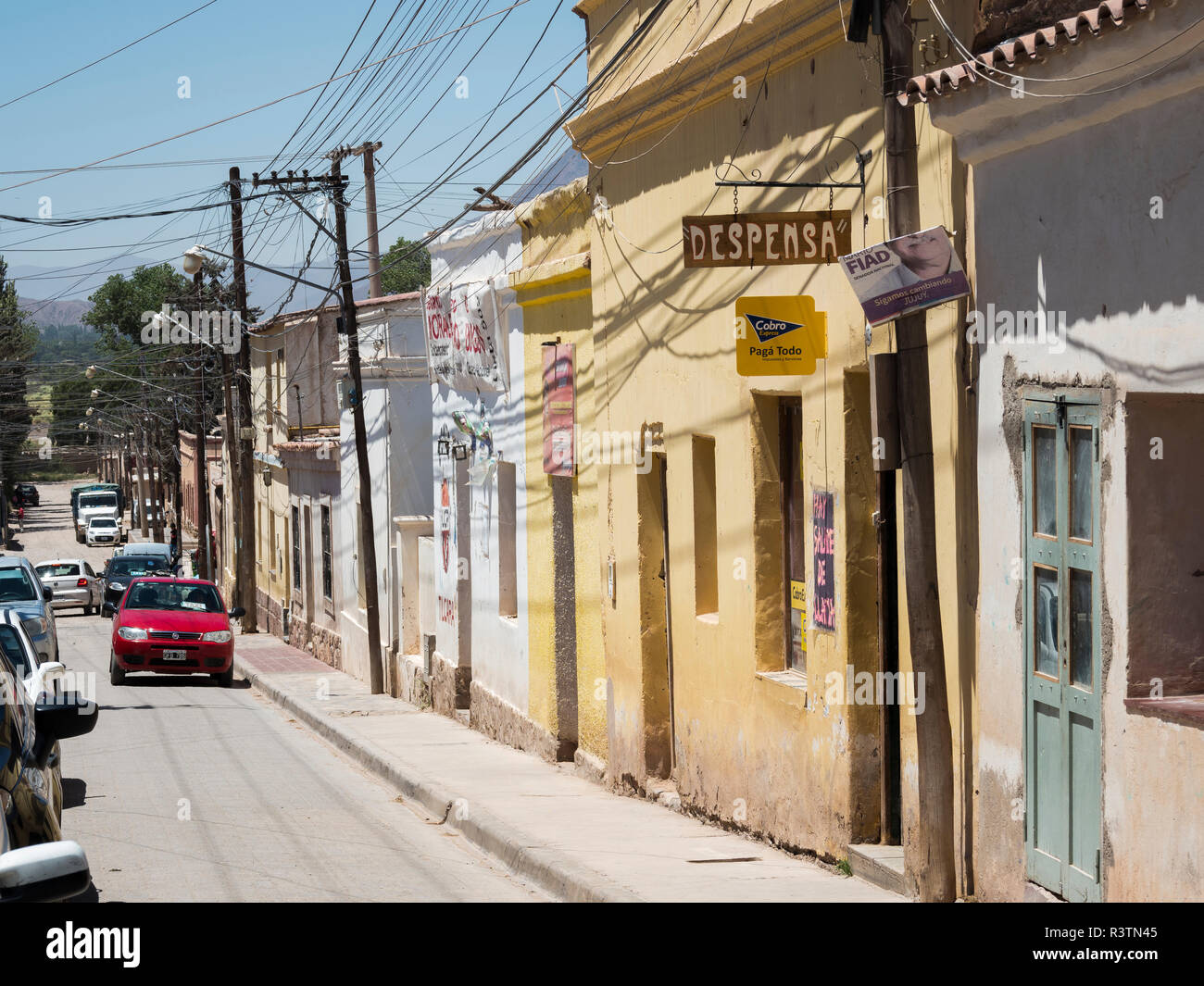 Town of Tilcara in the Quebrada de Humahuaca canyon, a UNESCO World ...
