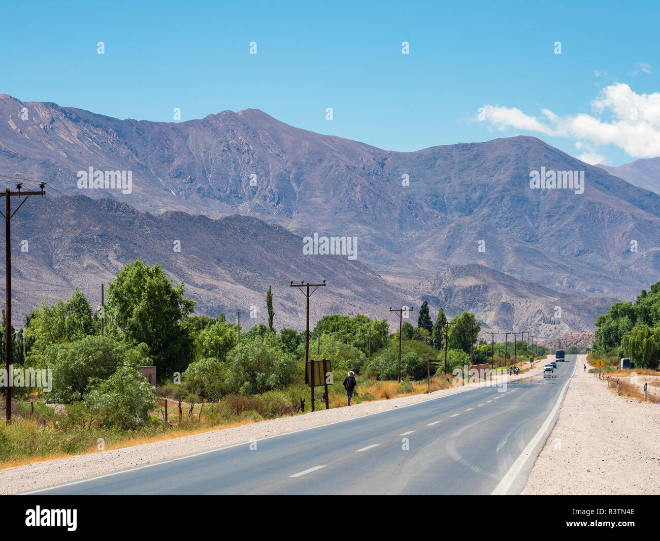 Canyon Quebrada de Humahuaca, a UNESCO World Heritage Site. South ...