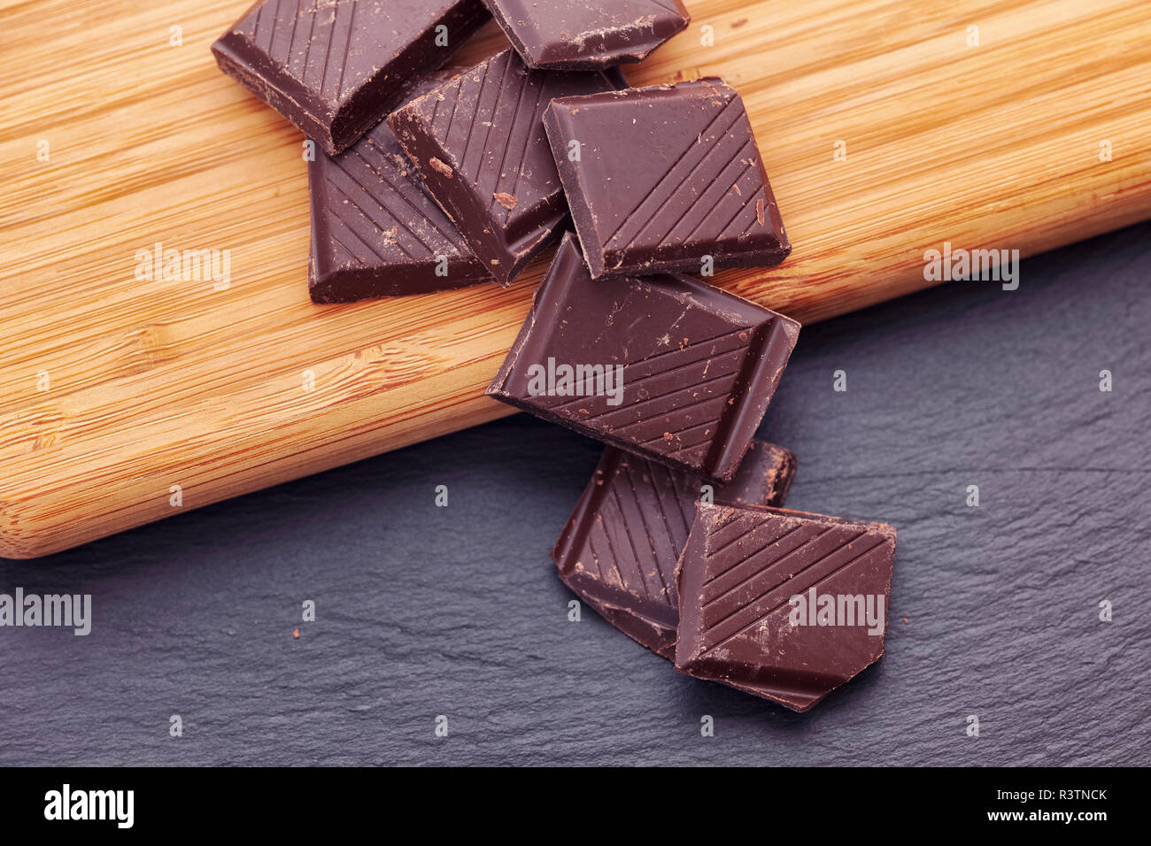 Dark board sweet chocolate hi-res stock photography and images - Alamy
