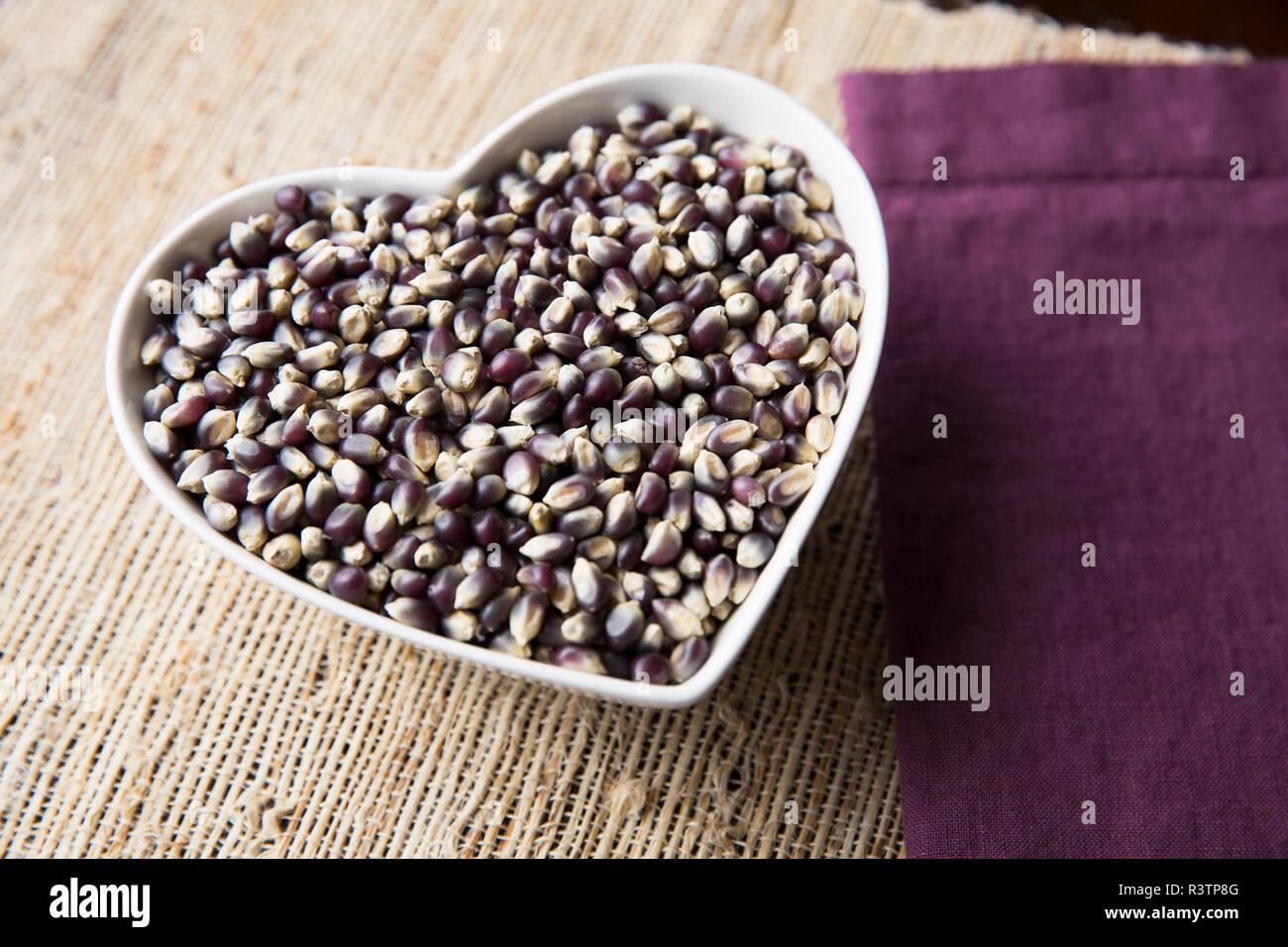 Blue Corn Heart Stock Photo - Alamy