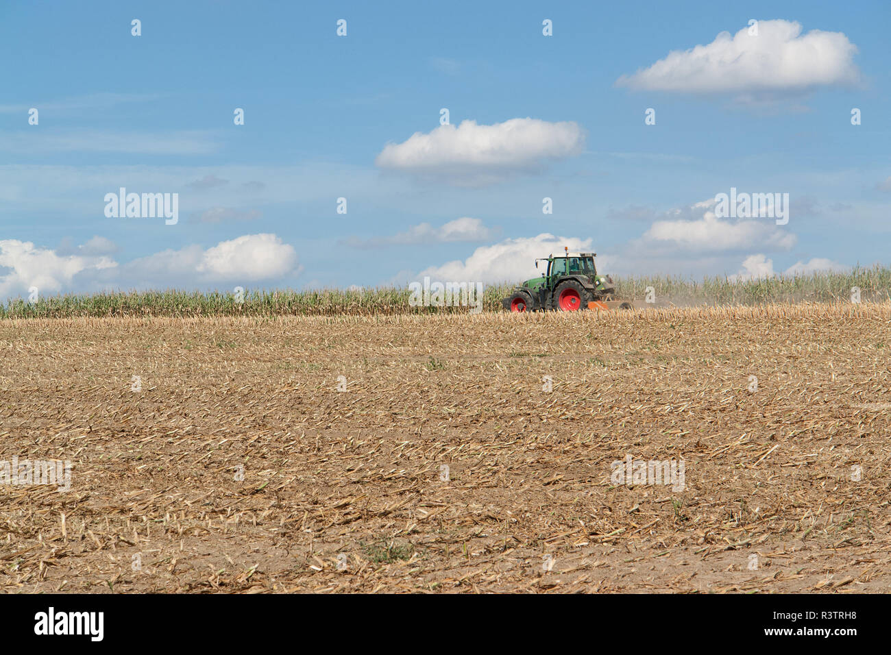 field and tractor Stock Photo - Alamy