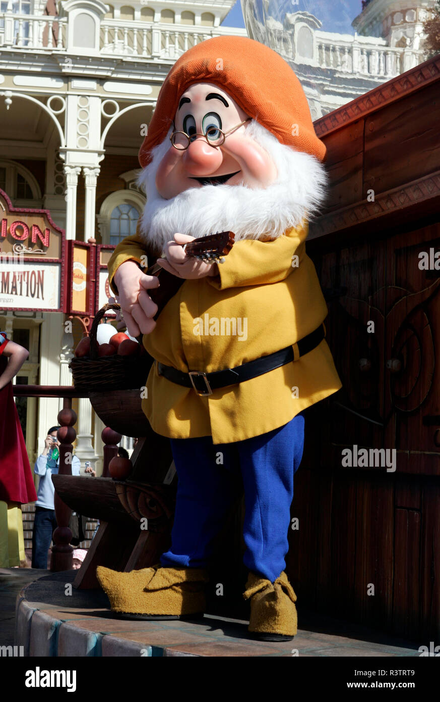 Doc, one of the seven dwarfs at Disney World in Orlando Florida in 2006 ...
