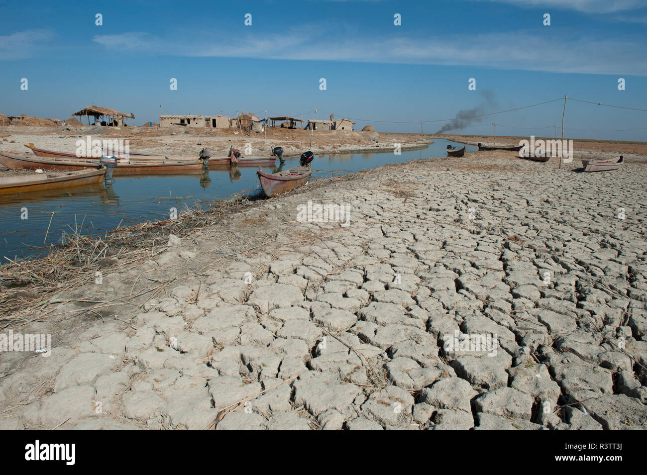 Drought in the Marshes of Southern Iraq Stock Photo - Alamy