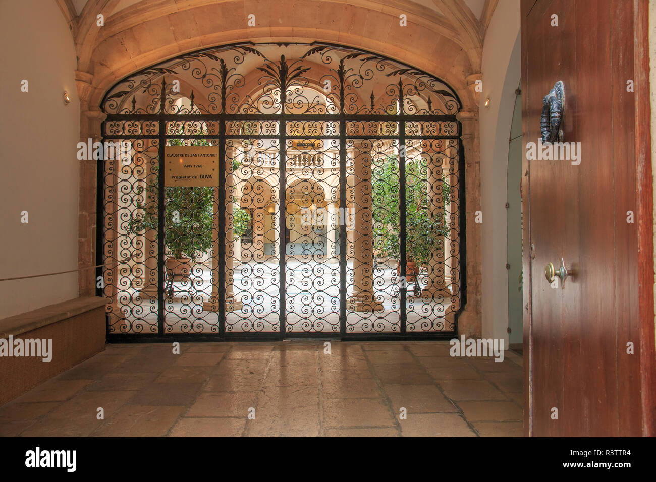 Spain, Balearic Islands, Mallorca, Palma de Mallorca, decorative Iron ...