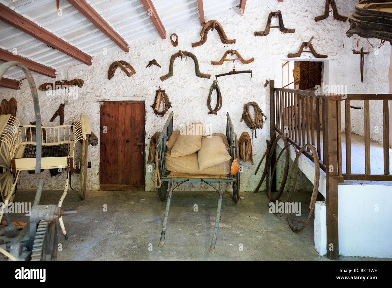 Spain, Balearic Islands, Mallorca. Esporles, La Granja museum. Farm ...