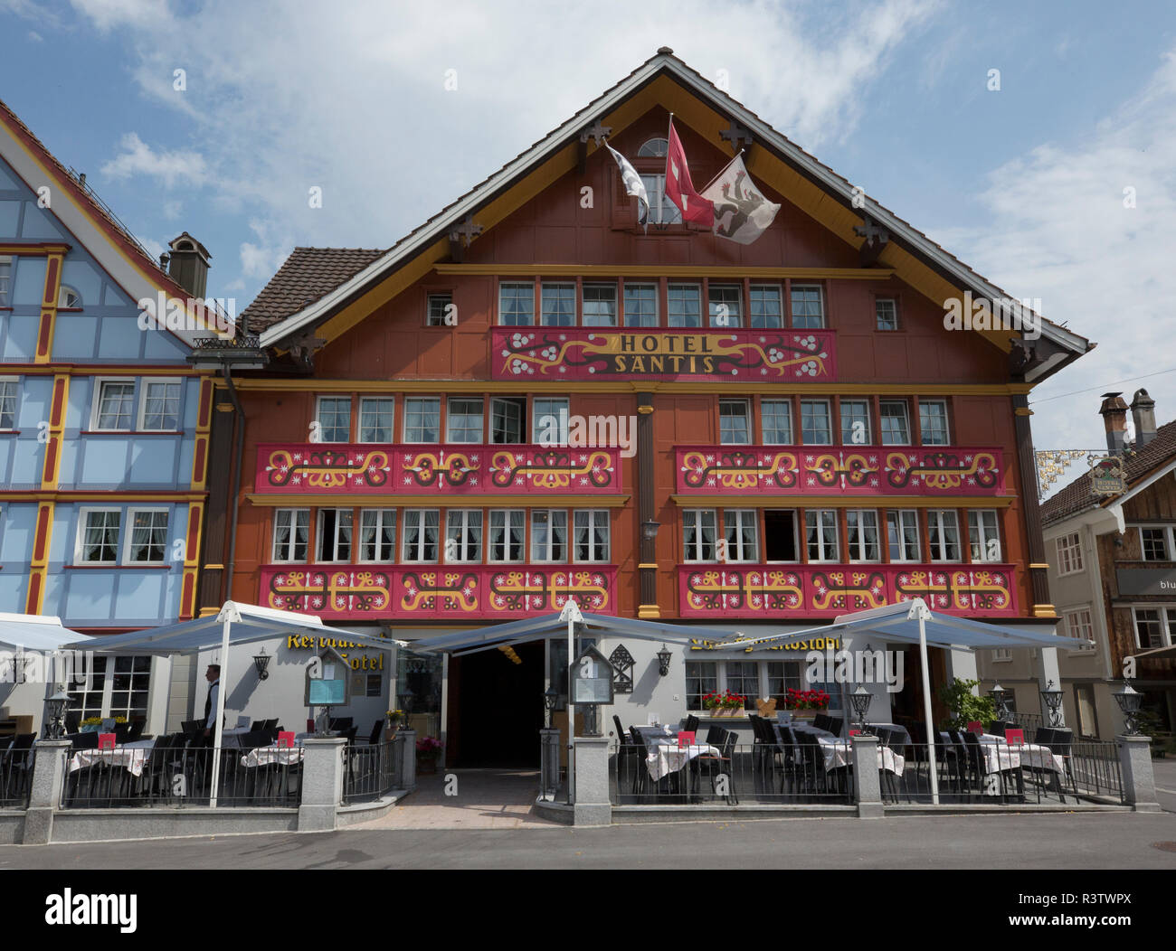 Hotel Santis, Switzerland, Swiss Hotel (Editorial Usage Only Stock ...