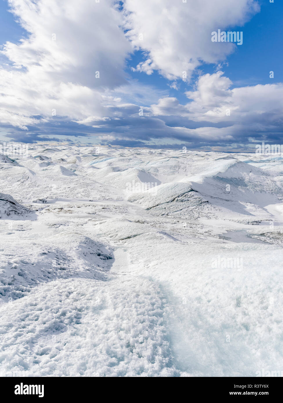 Landscape on the Greenland Ice Sheet near Kangerlussuaq. Greenland ...