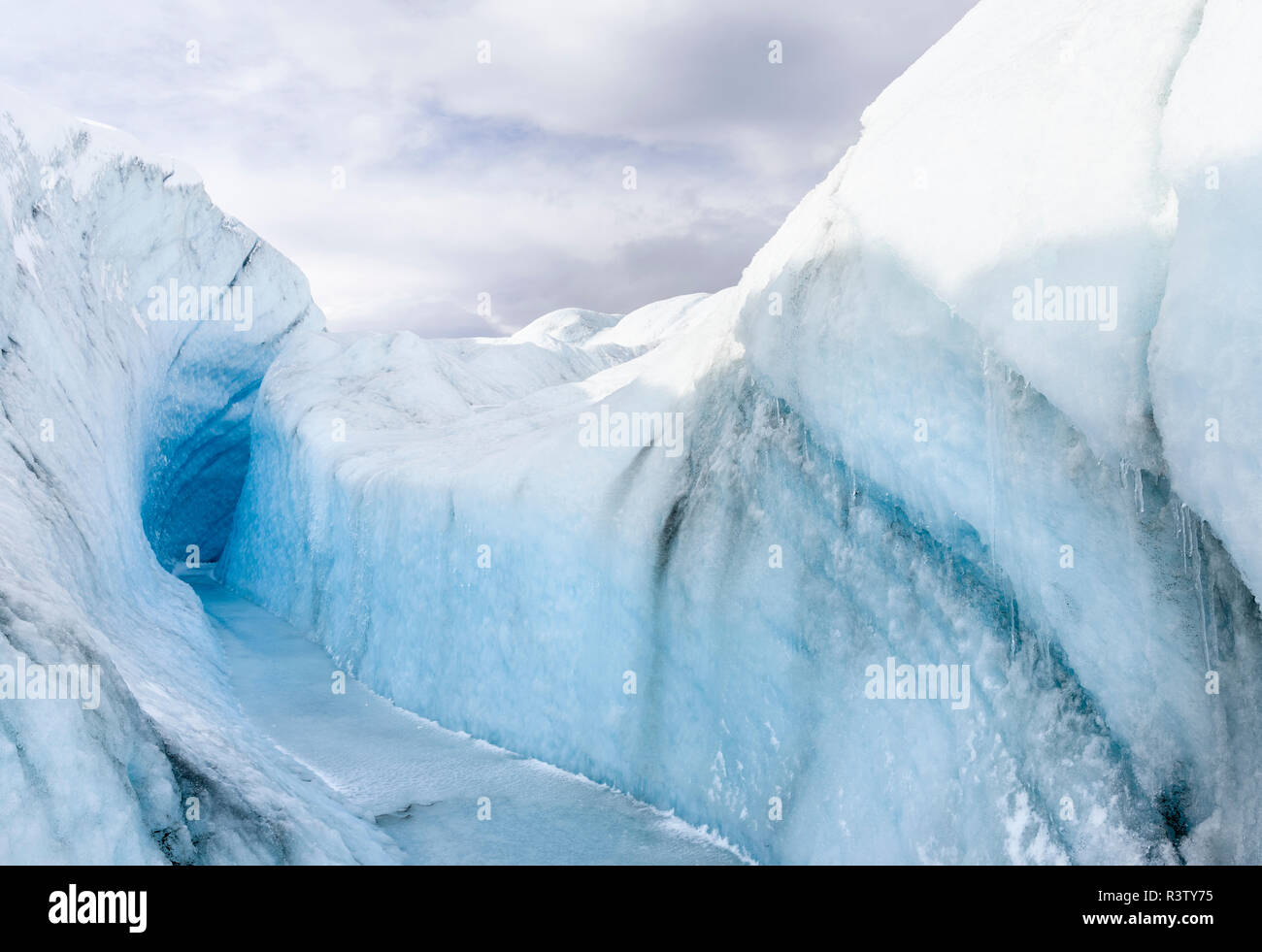 Landscape on the Greenland Ice Sheet near Kangerlussuaq. Greenland ...