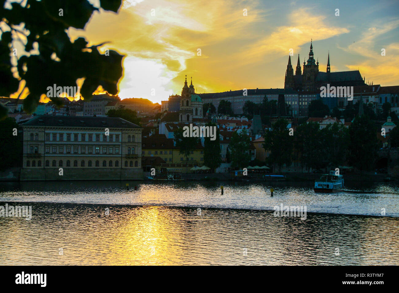 Prague castle tourism danube river hi-res stock photography and images ...
