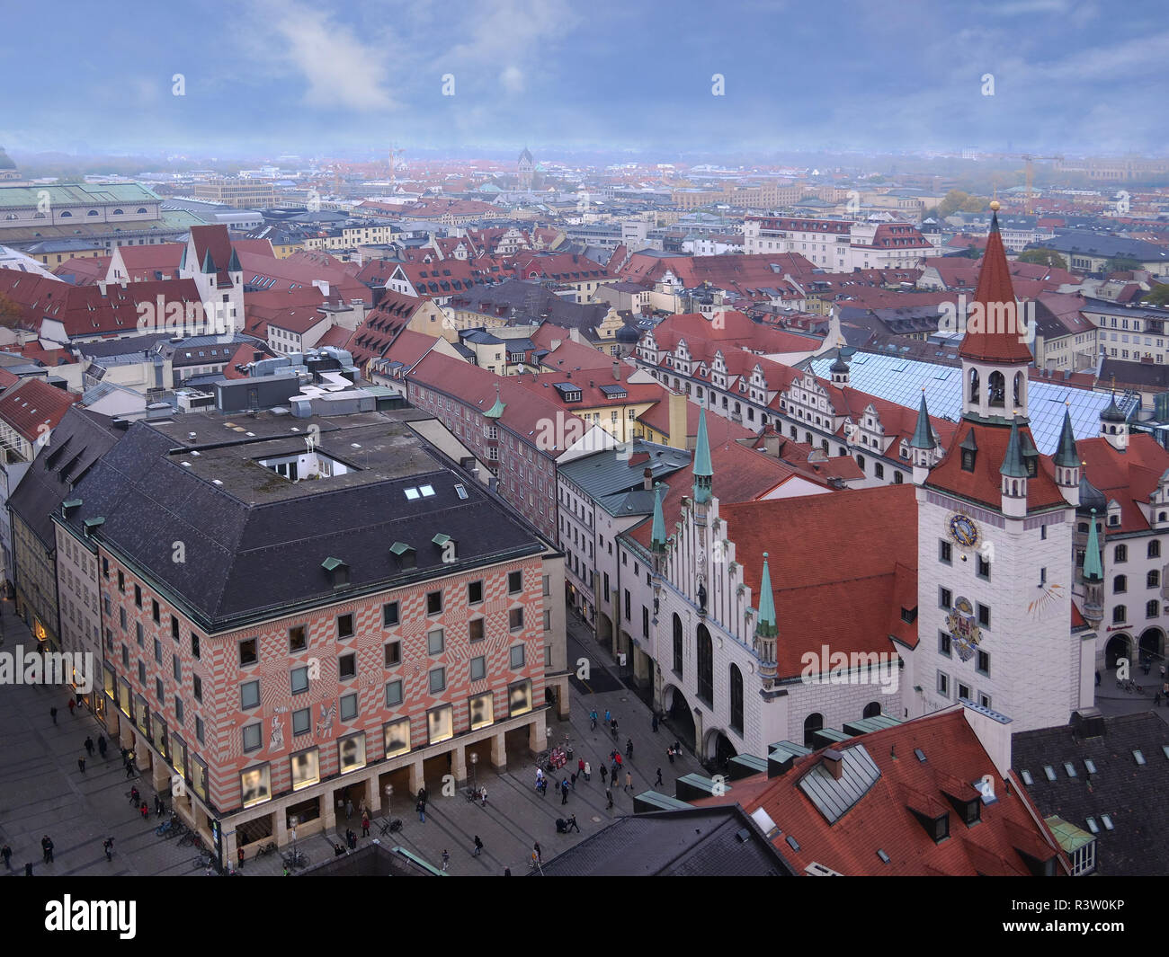 Panorama view of munich city center hi-res stock photography and images ...