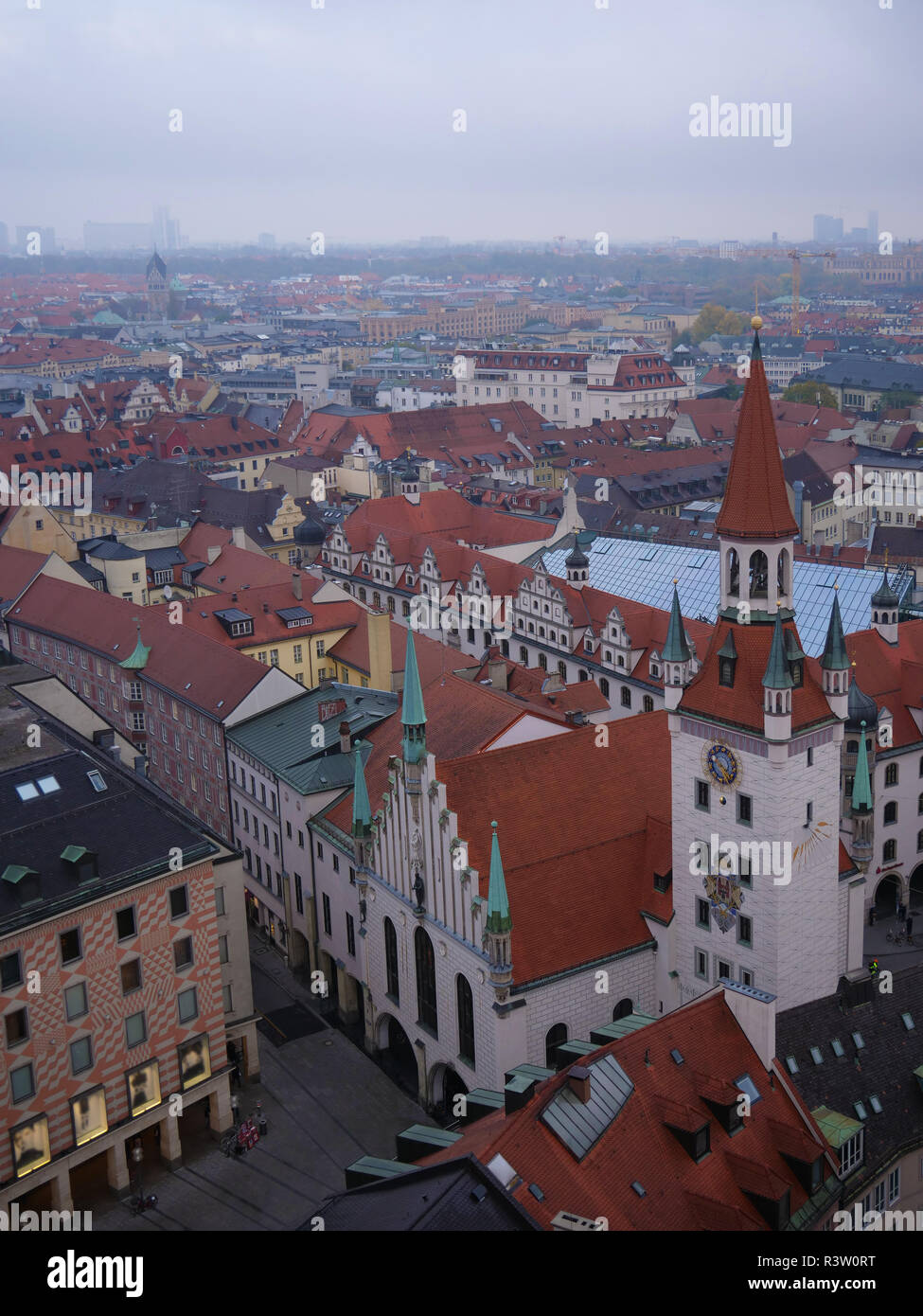 Panorama view of munich city center hi-res stock photography and images ...