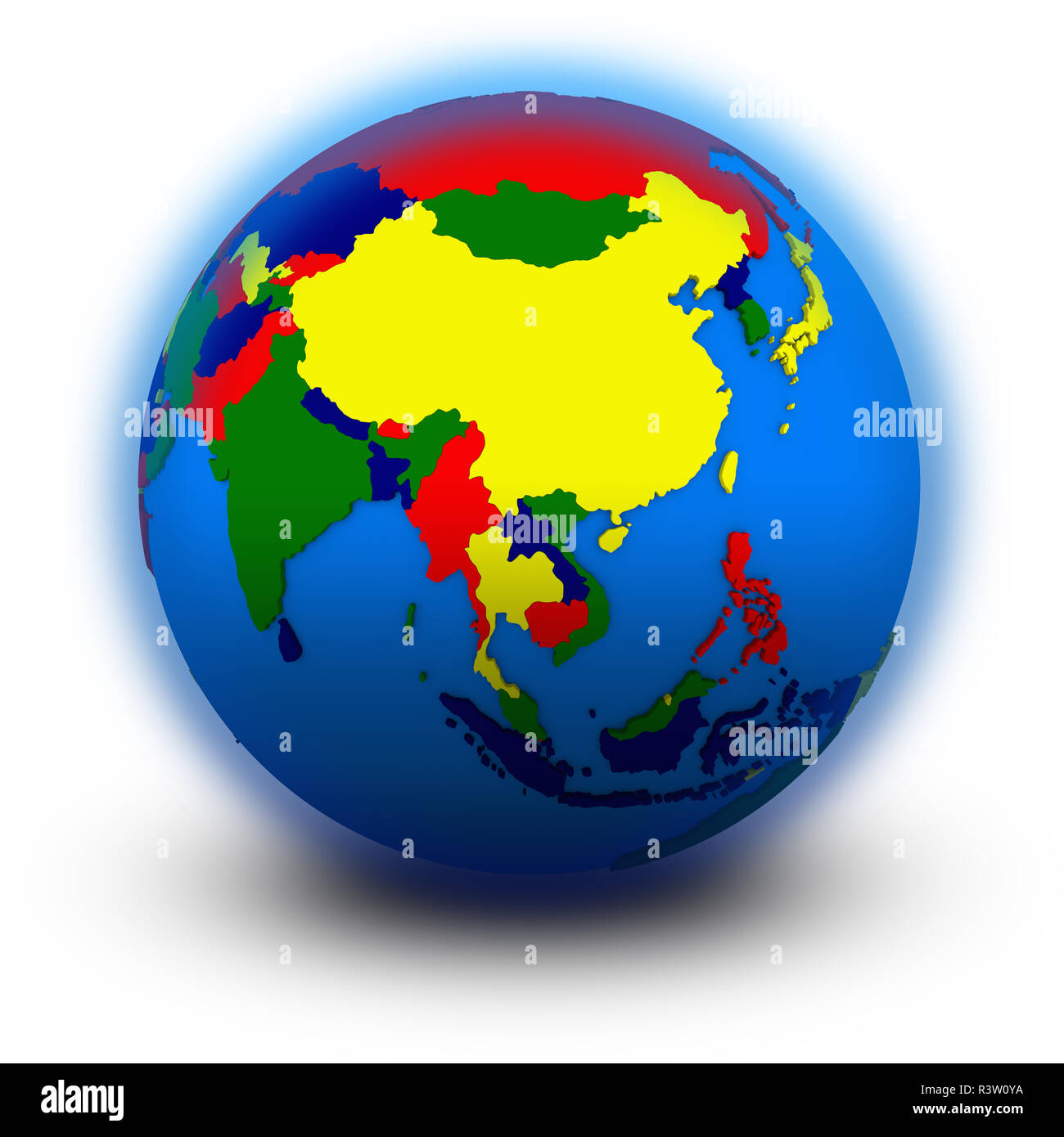 Southeast asia political map hi-res stock photography and images - Alamy
