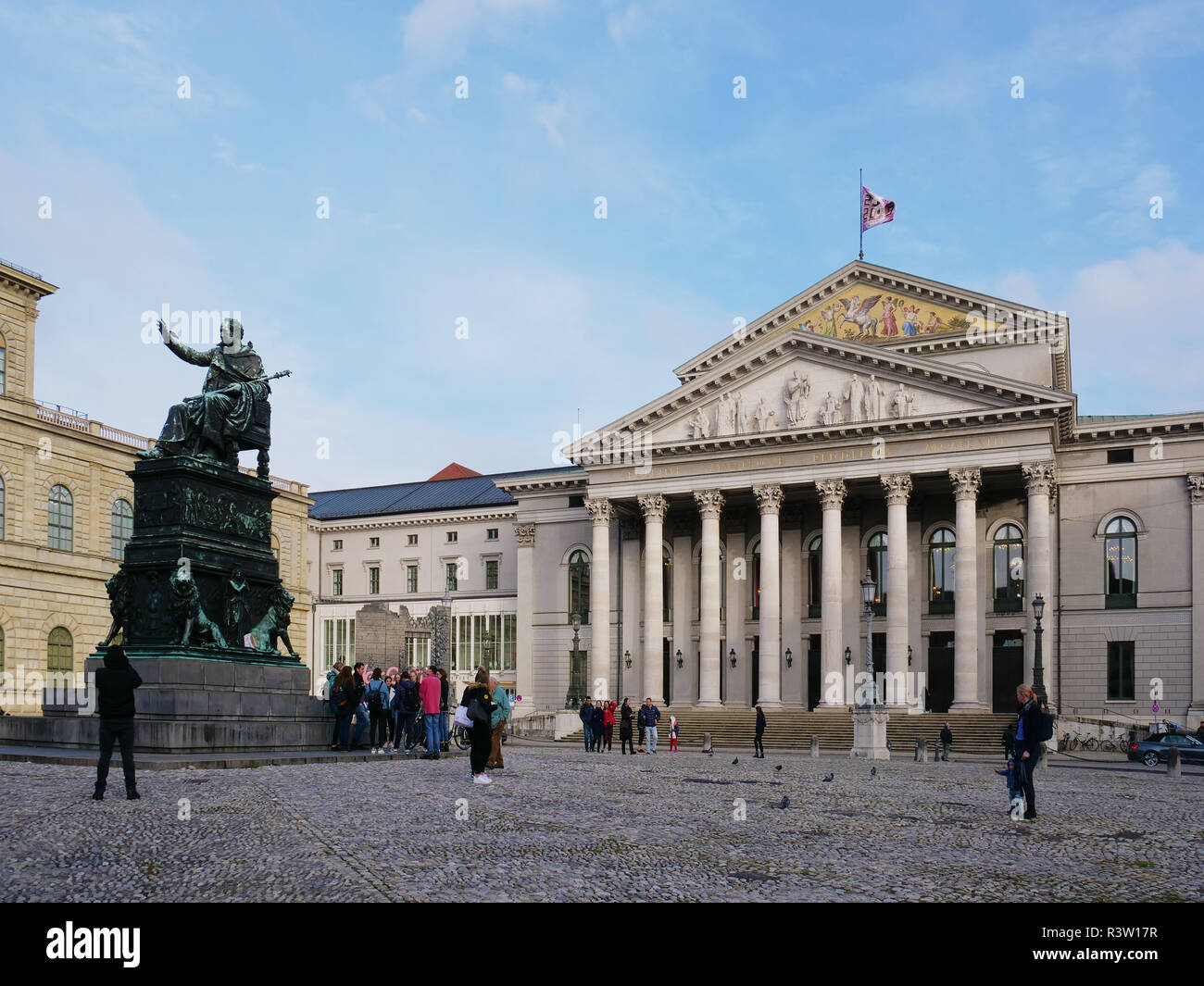 National Theatre Facade View in Munich. Germany Stock Photo - Alamy