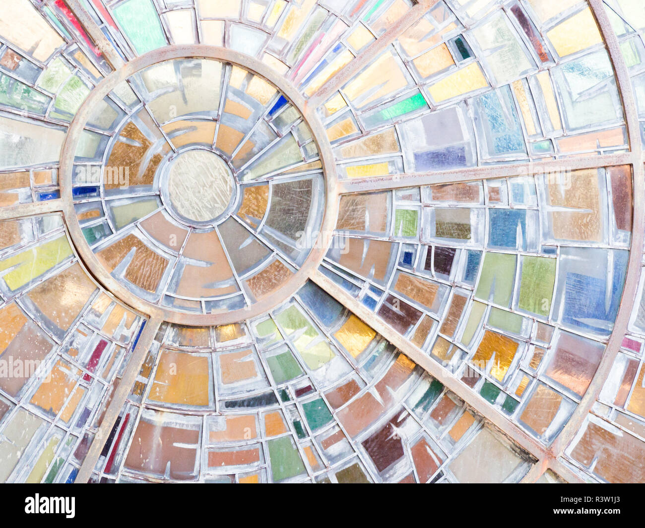 colored windows church Stock Photo - Alamy