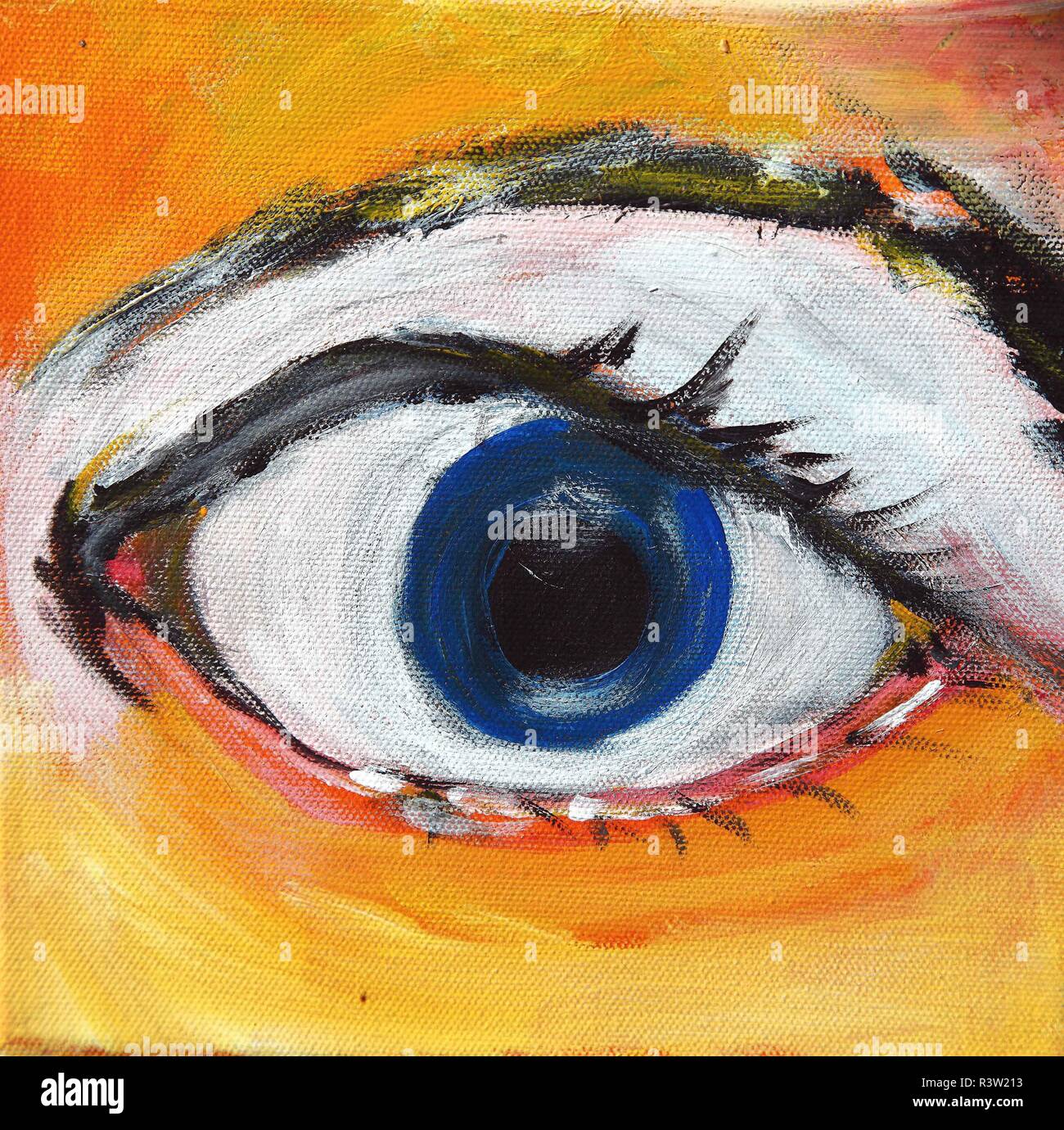 Acrylic on screen hi-res stock photography and images - Alamy