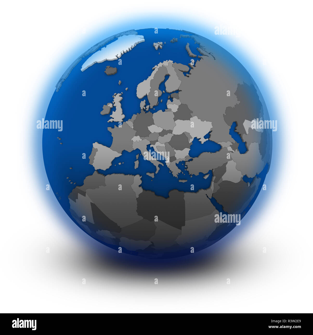 European union countries political map Cut Out Stock Images & Pictures ...