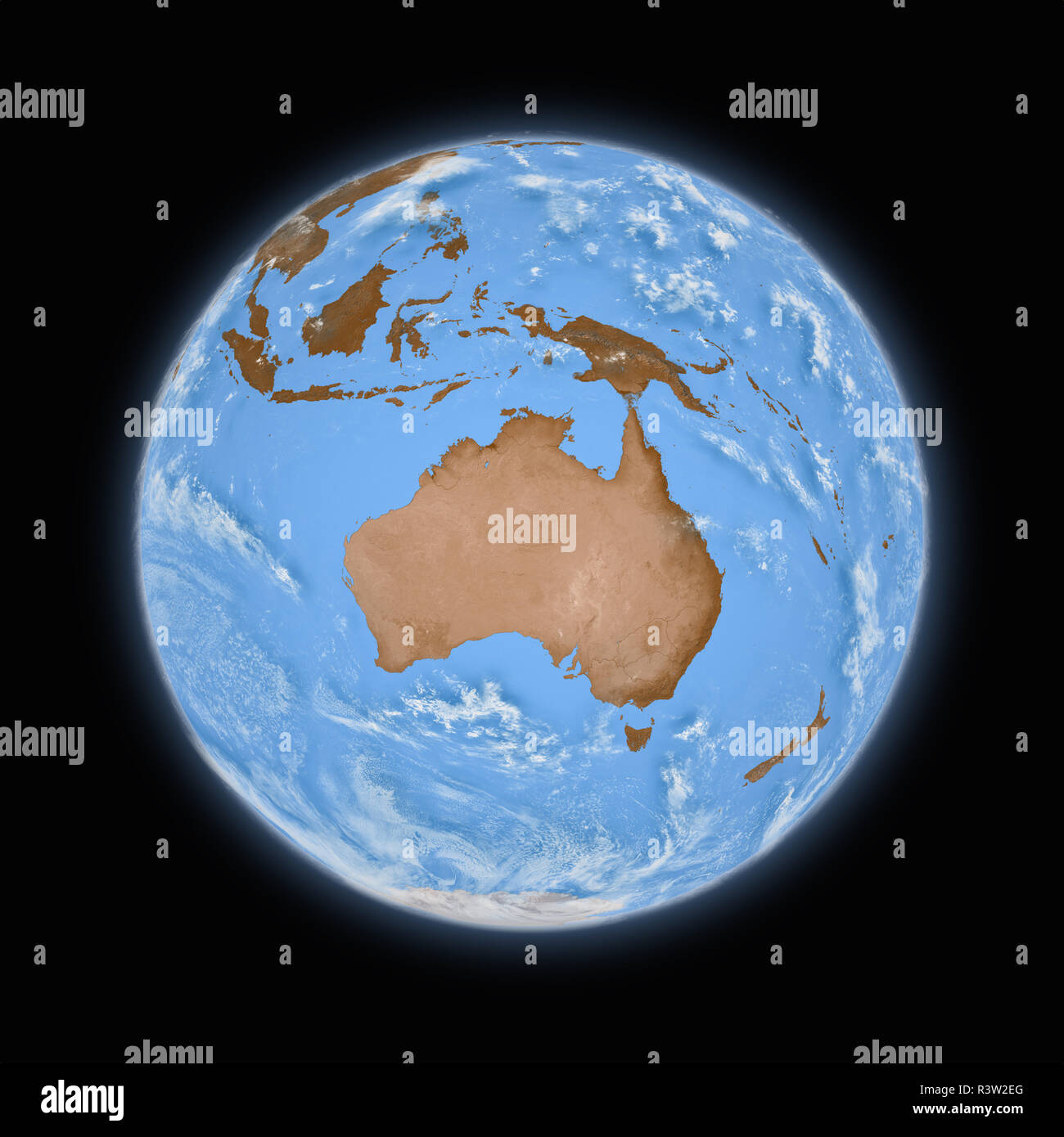 Australia on planet Earth Stock Photo - Alamy