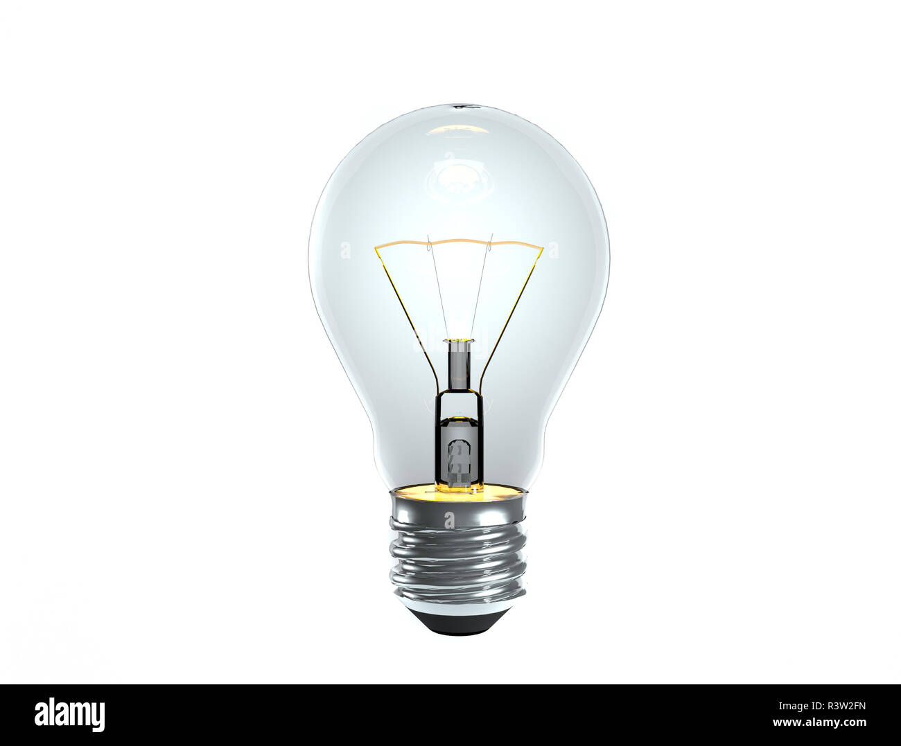 turn on tungsten light bulb Stock Photo - Alamy