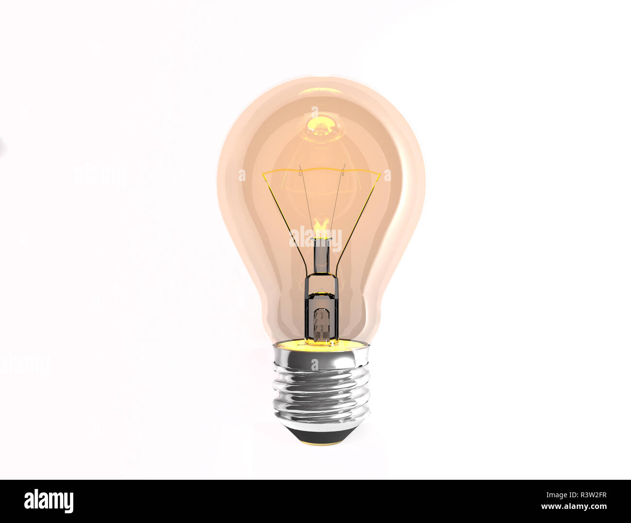 turn on tungsten light bulb Stock Photo - Alamy