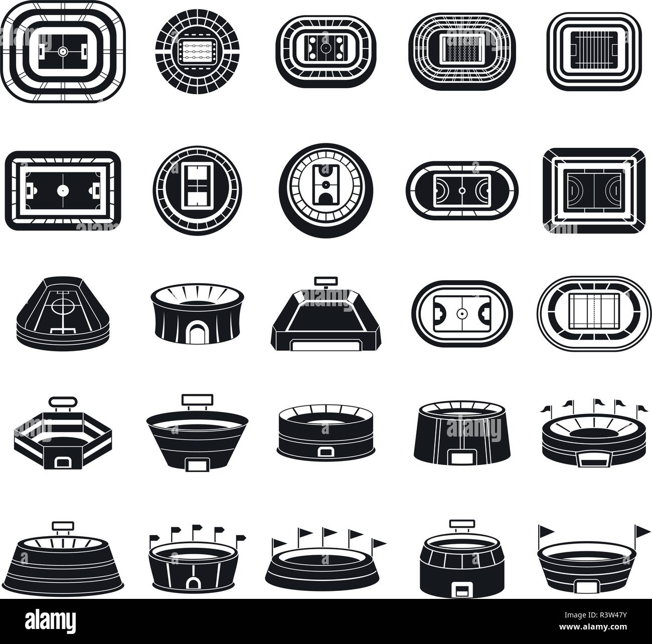 Bullring at night Stock Vector Images - Alamy