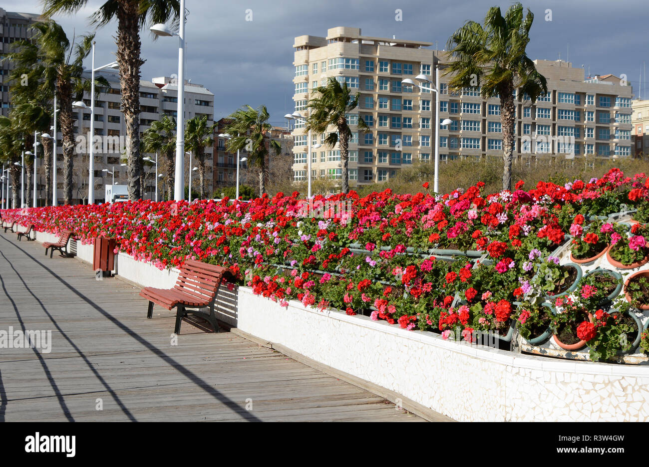Valencia flower bridge hi-res stock photography and images - Alamy