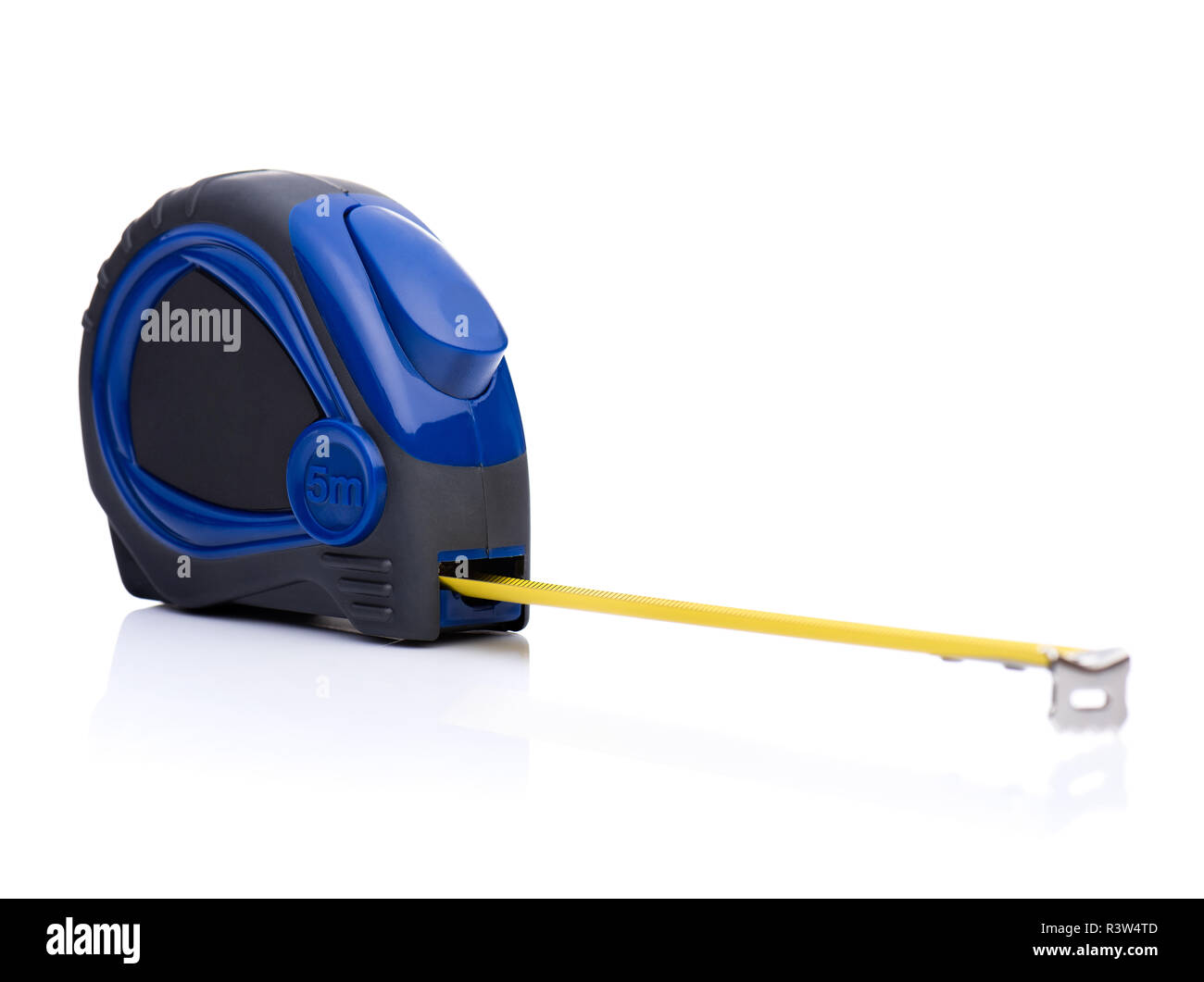 Measuring tape on white Stock Photo - Alamy