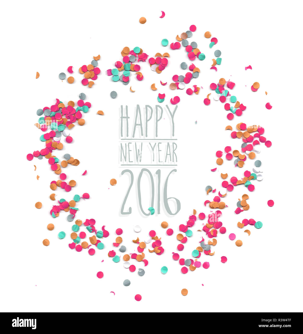 Confetti new background simple Cut Out Stock Images & Pictures - Alamy