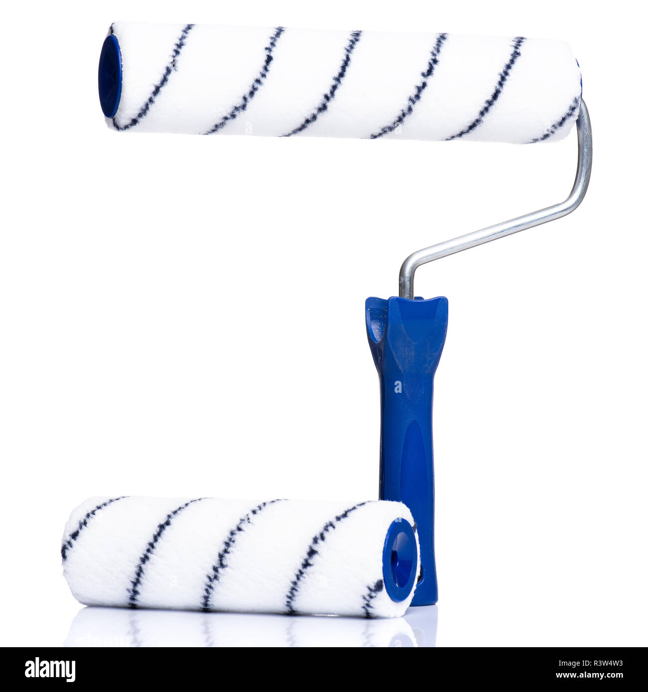 Paint roller isolated on white Stock Photo - Alamy