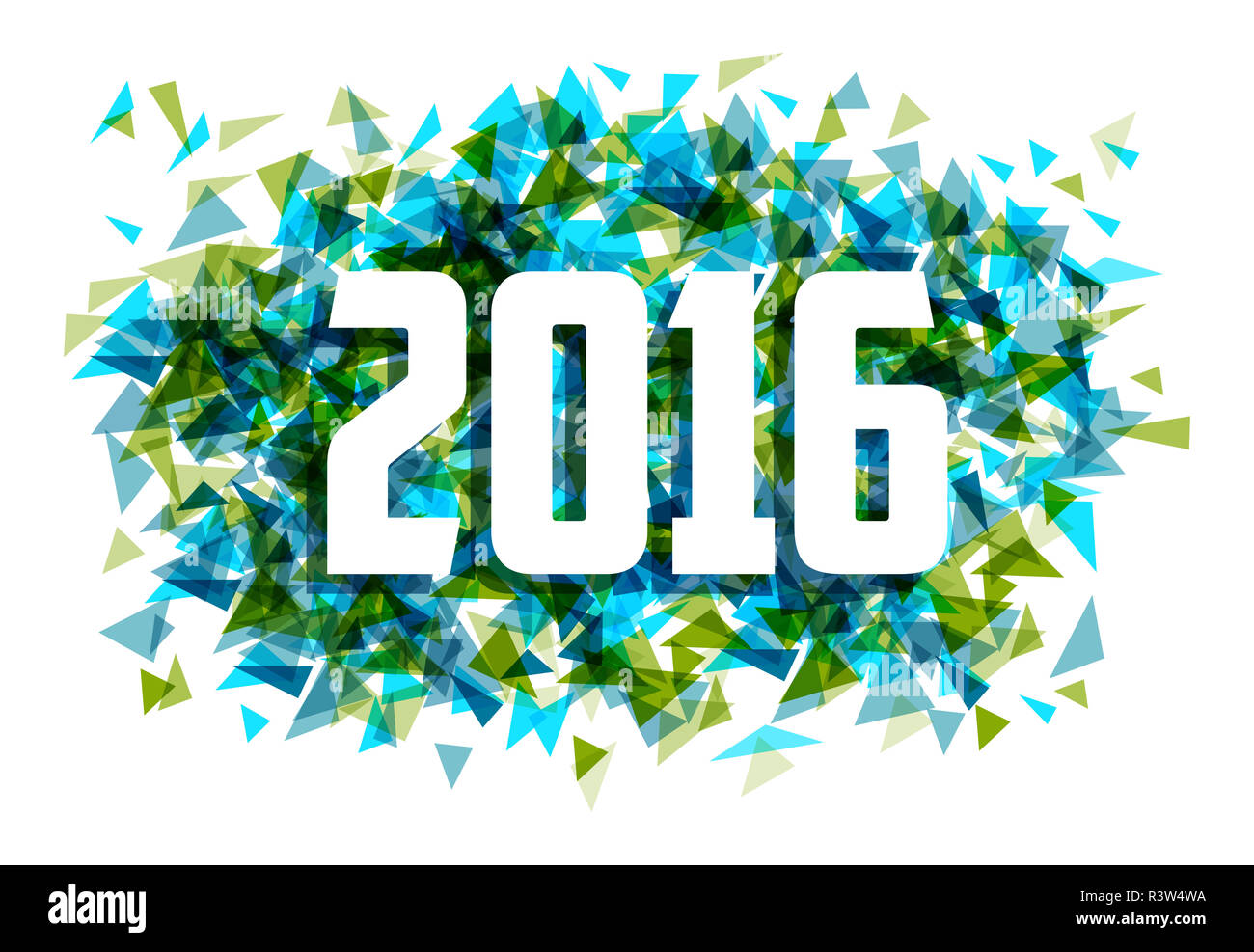 Happy new years layout Cut Out Stock Images & Pictures - Alamy