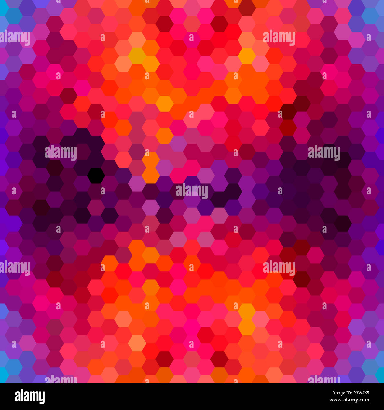 Abstract colorful honeycomb pattern background Stock Photo - Alamy