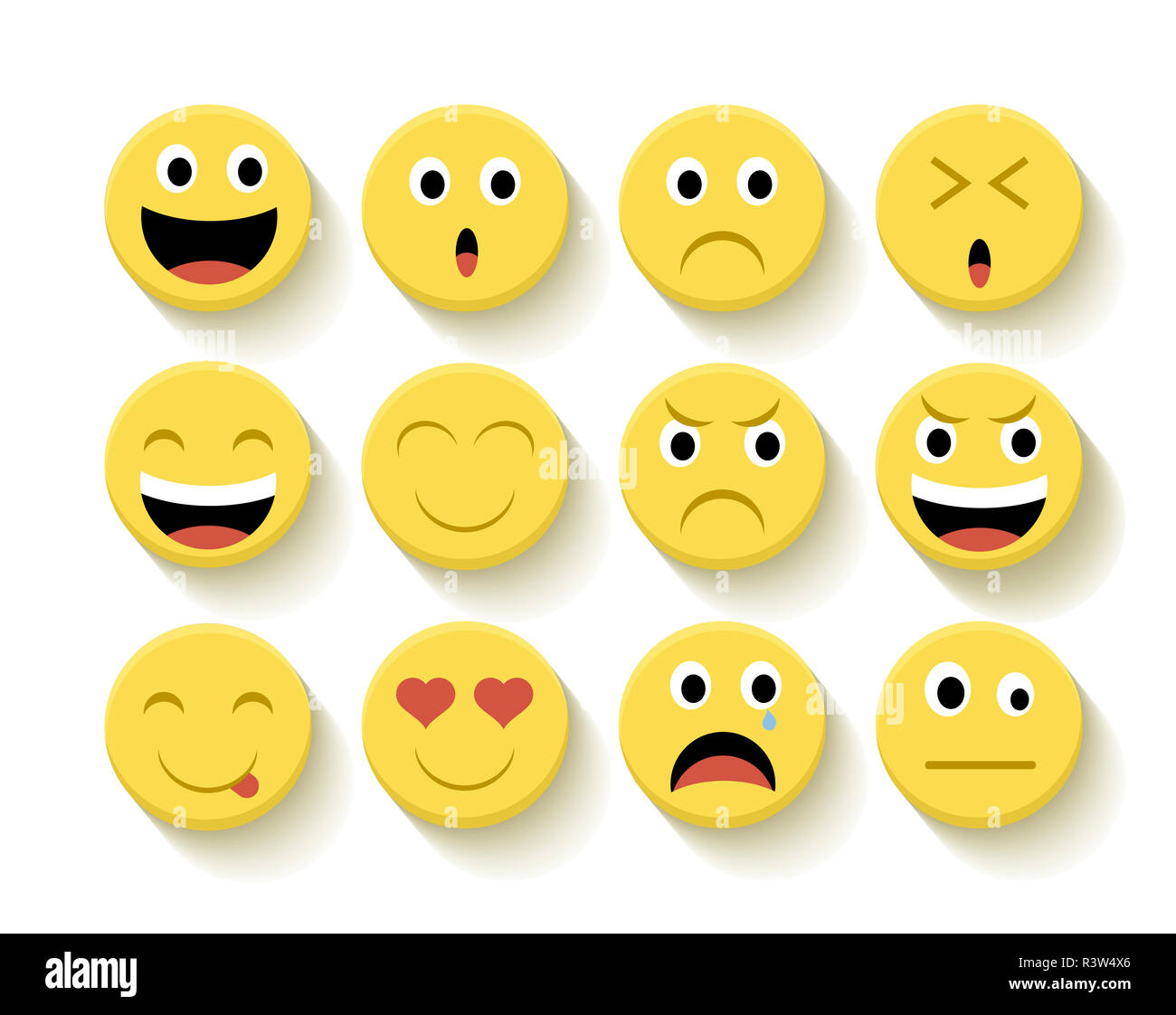 Emoticons chat Cut Out Stock Images & Pictures - Alamy