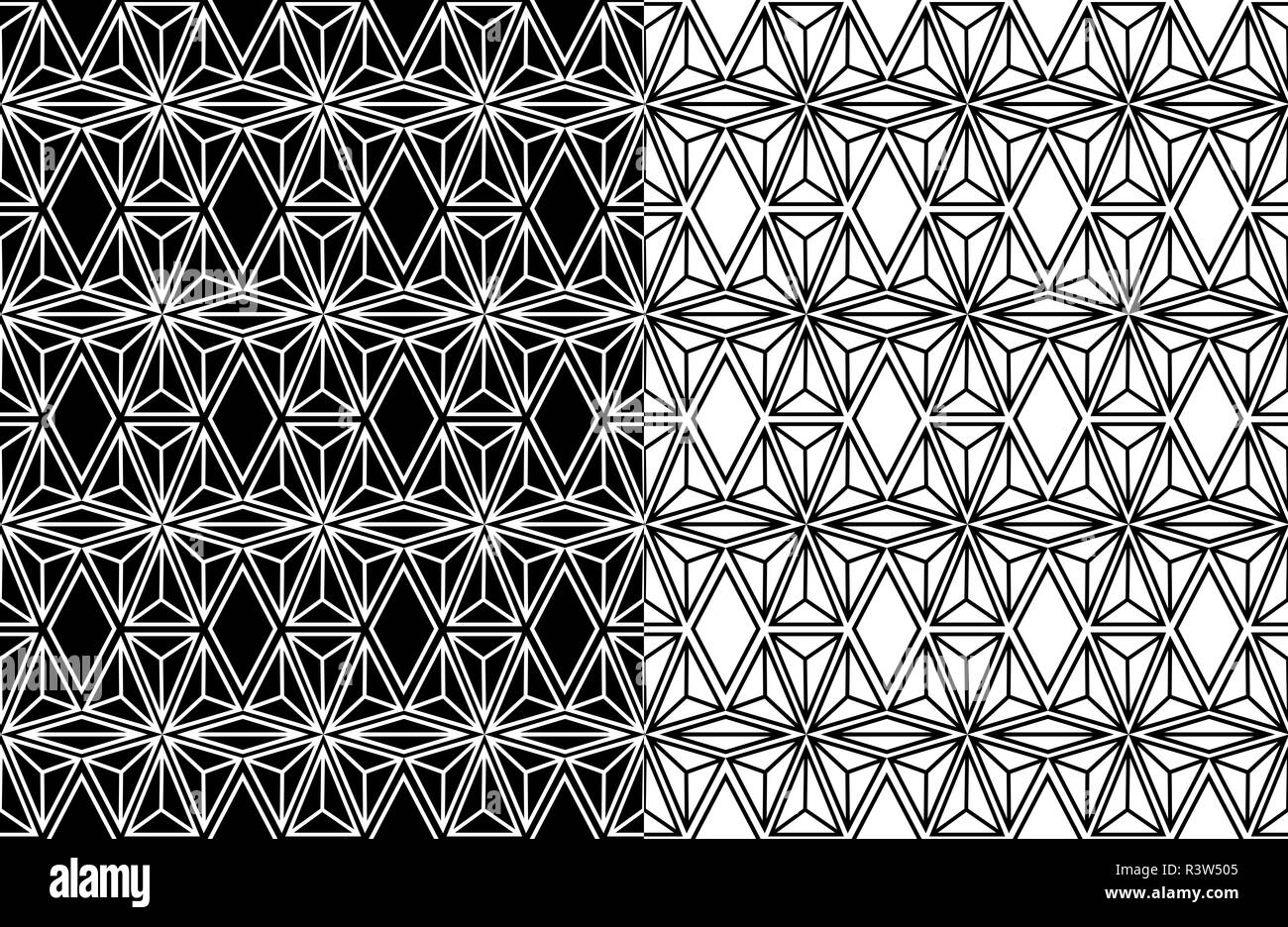 Abstract geometric seamless pattern background Stock Photo - Alamy