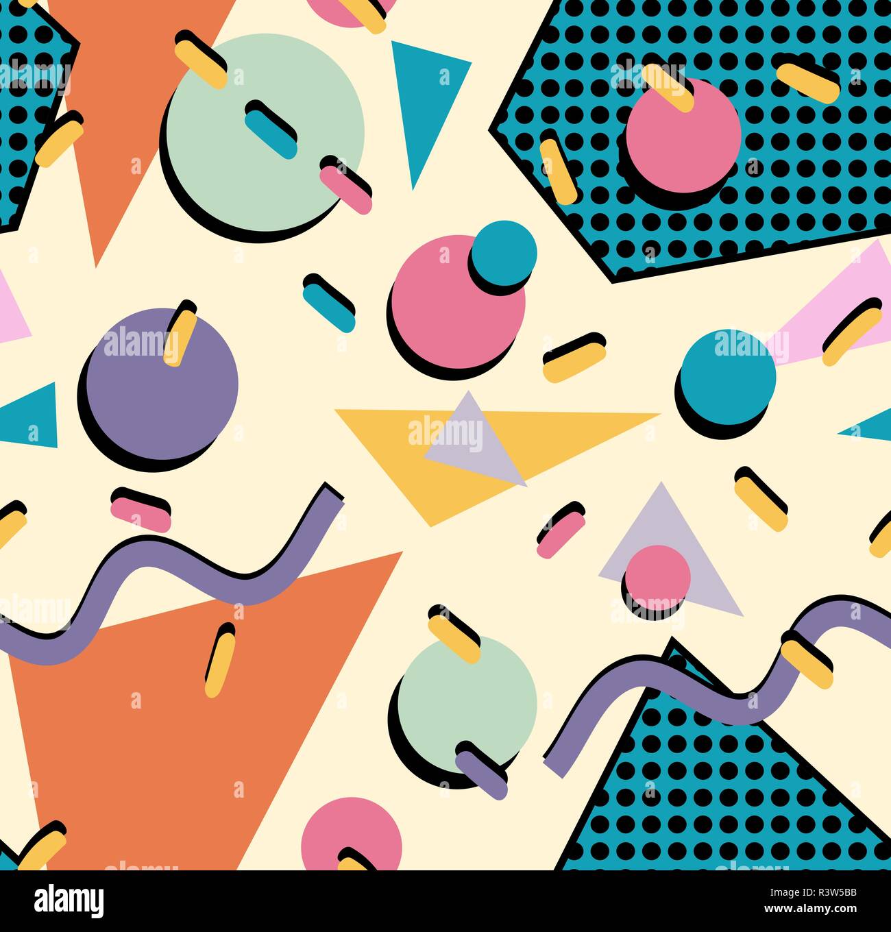 Retro 80s seamless pattern background Stock Photo - Alamy Retro 80s seamless pattern background Stock Photo - Alamy
