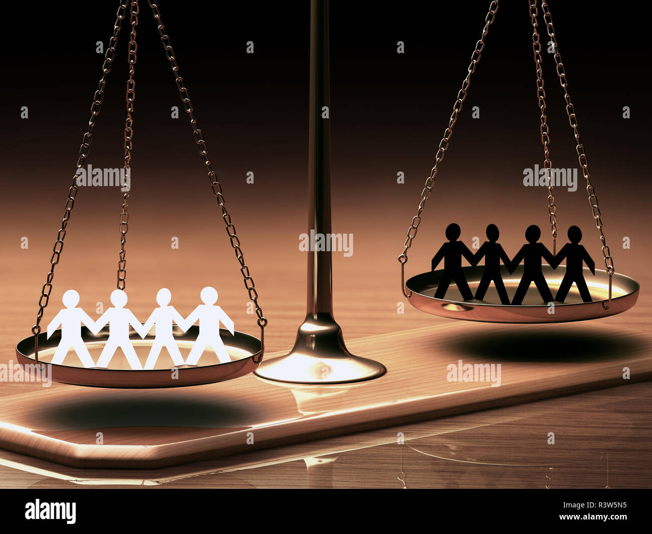 Equality Of Races Stock Photo - Alamy