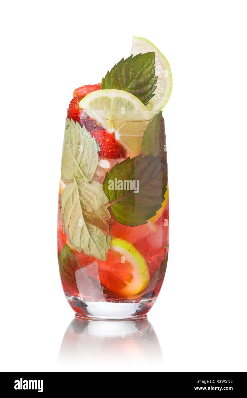Red mojito Cut Out Stock Images & Pictures - Alamy
