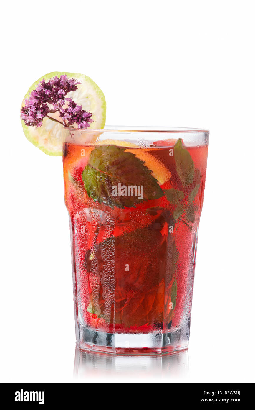 Red mojito Cut Out Stock Images & Pictures - Alamy