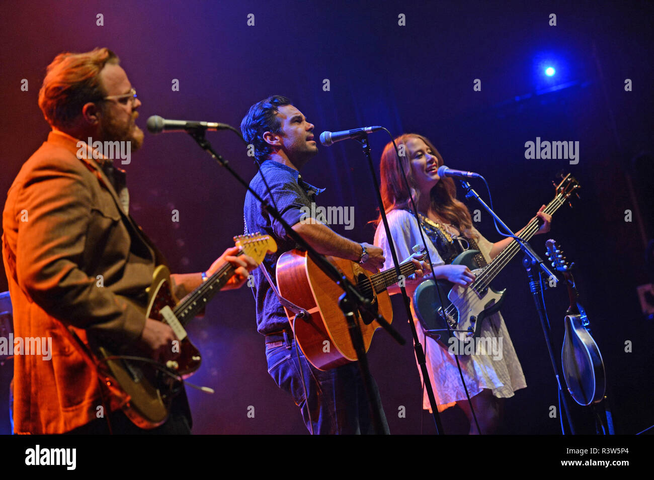 The Lone Bellow band playing at Mareel in the Shetland Isles Scotland ...