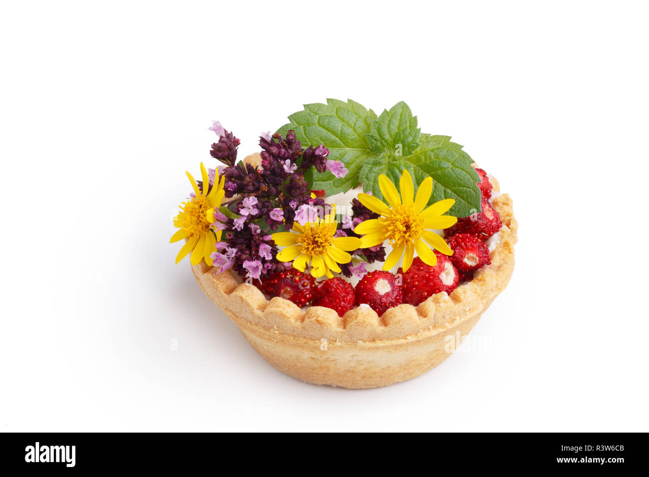 Dessert with wild berries Stock Photo - Alamy