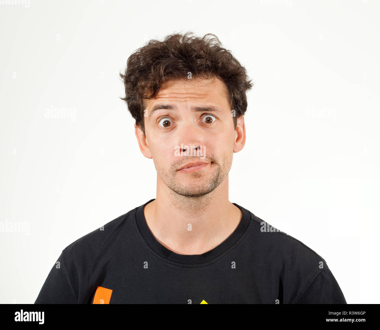 Raising eyebrow hi-res stock photography and images - Alamy
