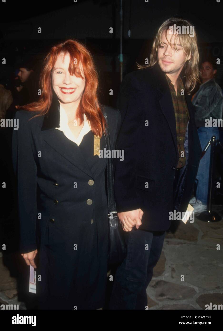 WESTWOOD, CA - FEBRUARY 22: Pamela Des Barres and musician Jimmy Thrill ...