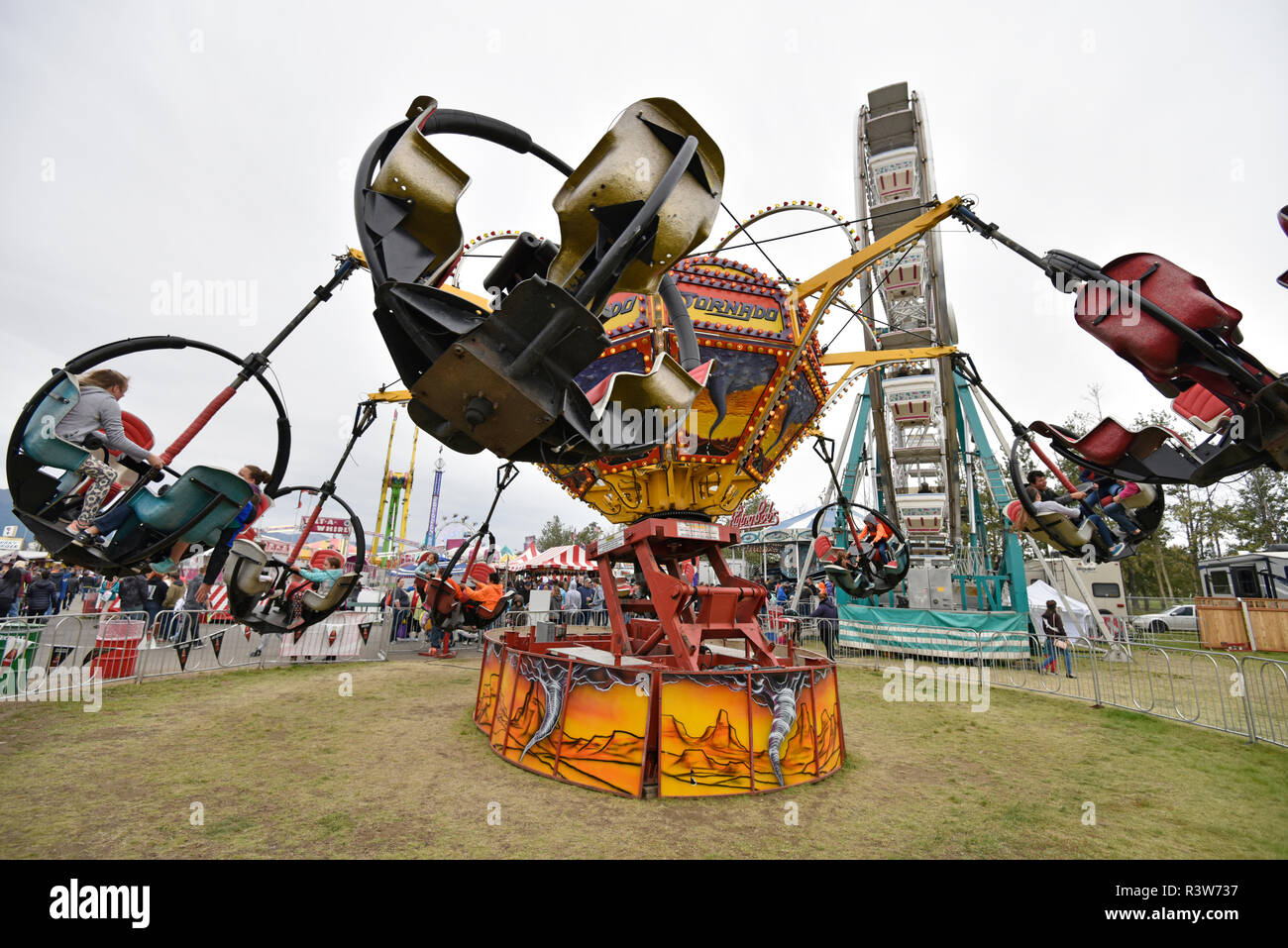 Carnival ride, Alaska State Fair, Palmer, Alaska, USA Stock Photo - Alamy
