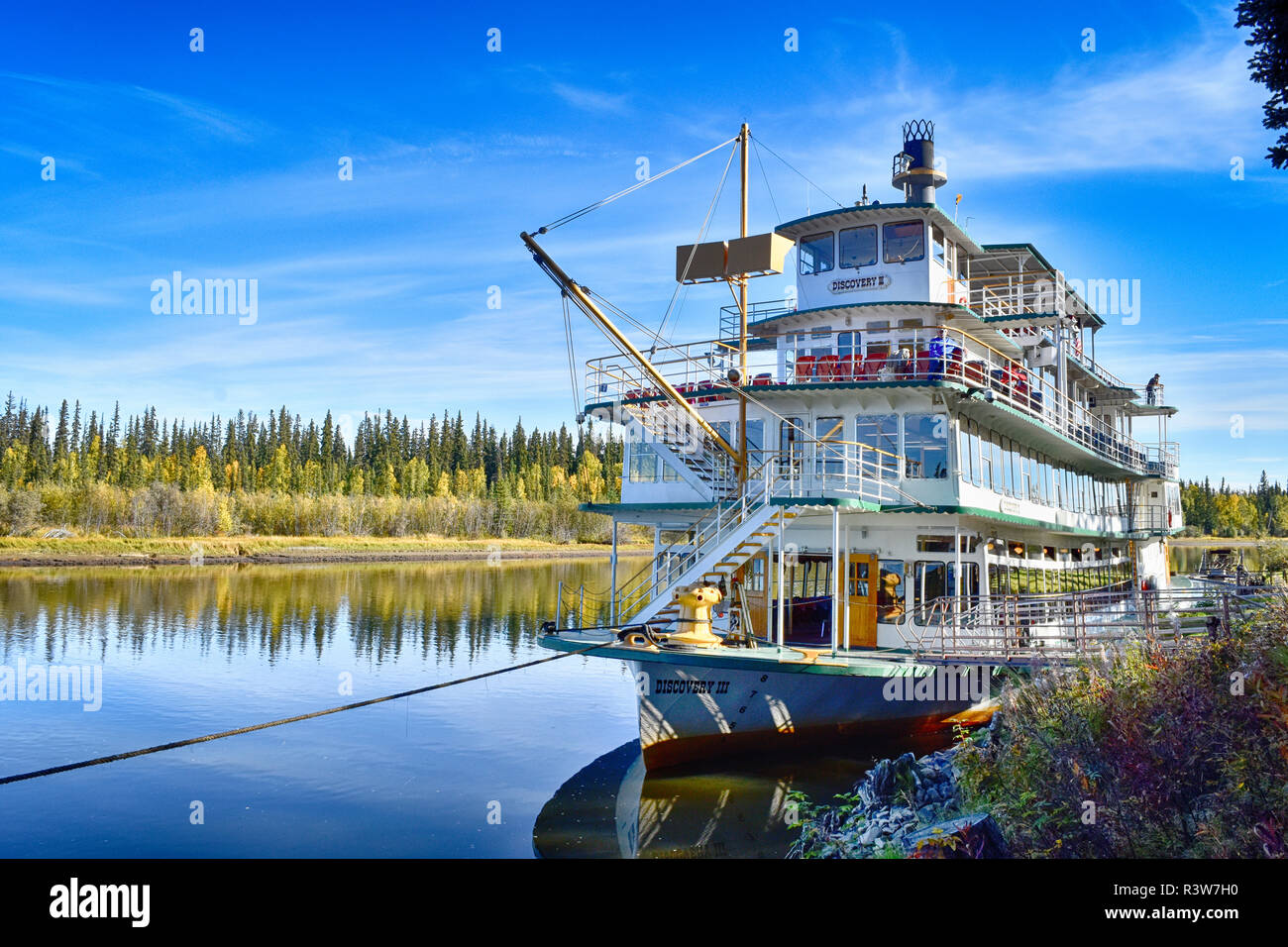 Alaska steam paddle boat hi-res stock photography and images - Alamy
