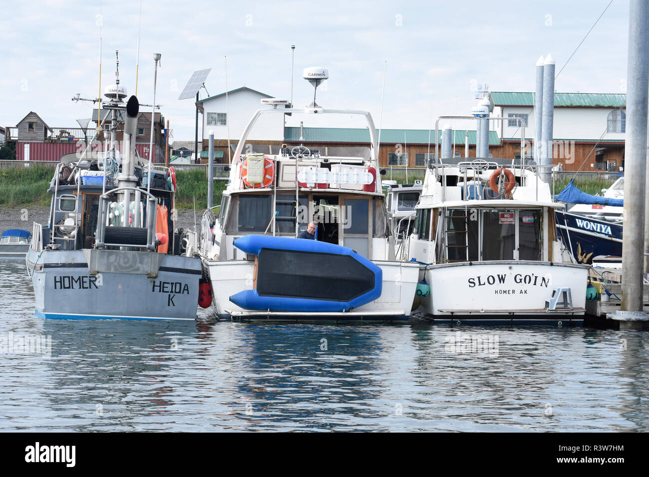 USA, Alaska, Homer boat harbor Stock Photo - Alamy