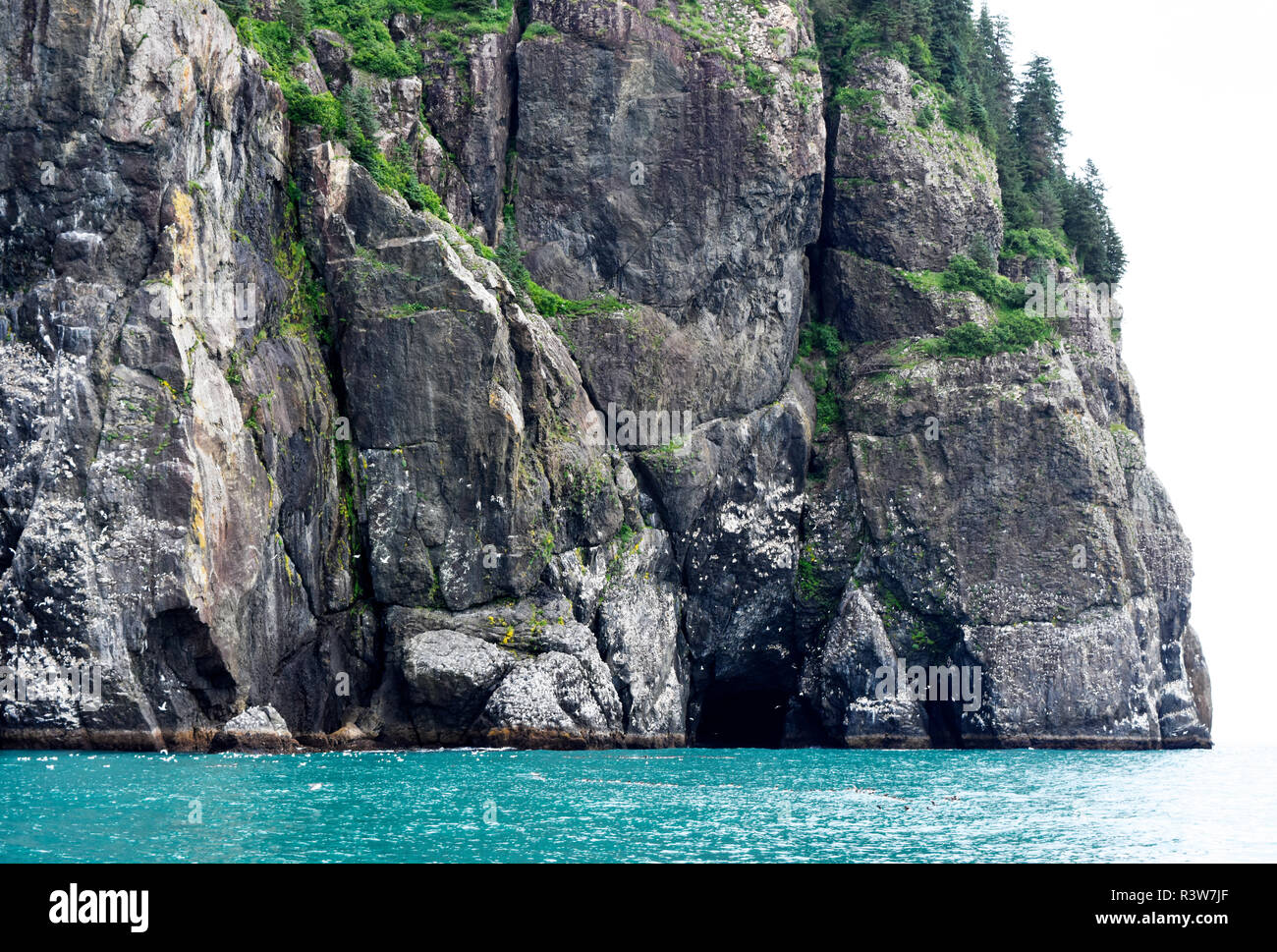 USA, Alaska, Seward sea caves Stock Photo - Alamy