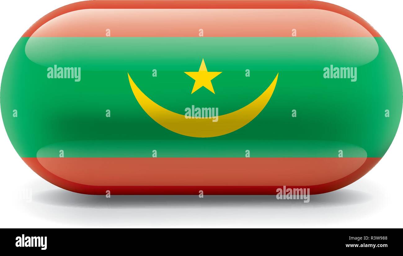 Mauritius flag, vector illustration on a white background Stock Vector ...