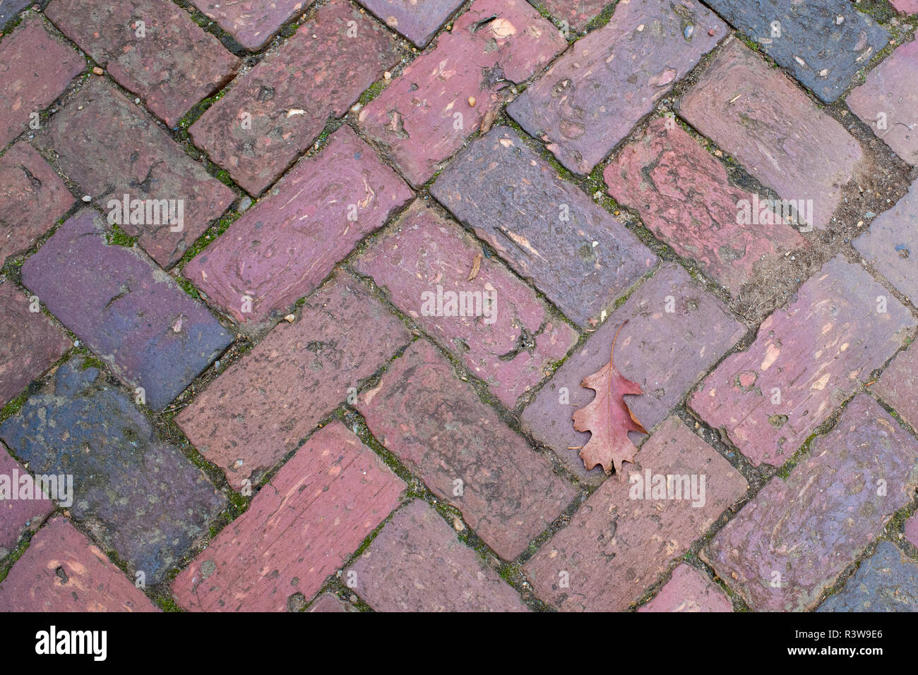 Texture / background / abstract of Red Brick Sidewalk Stock Photo - Alamy