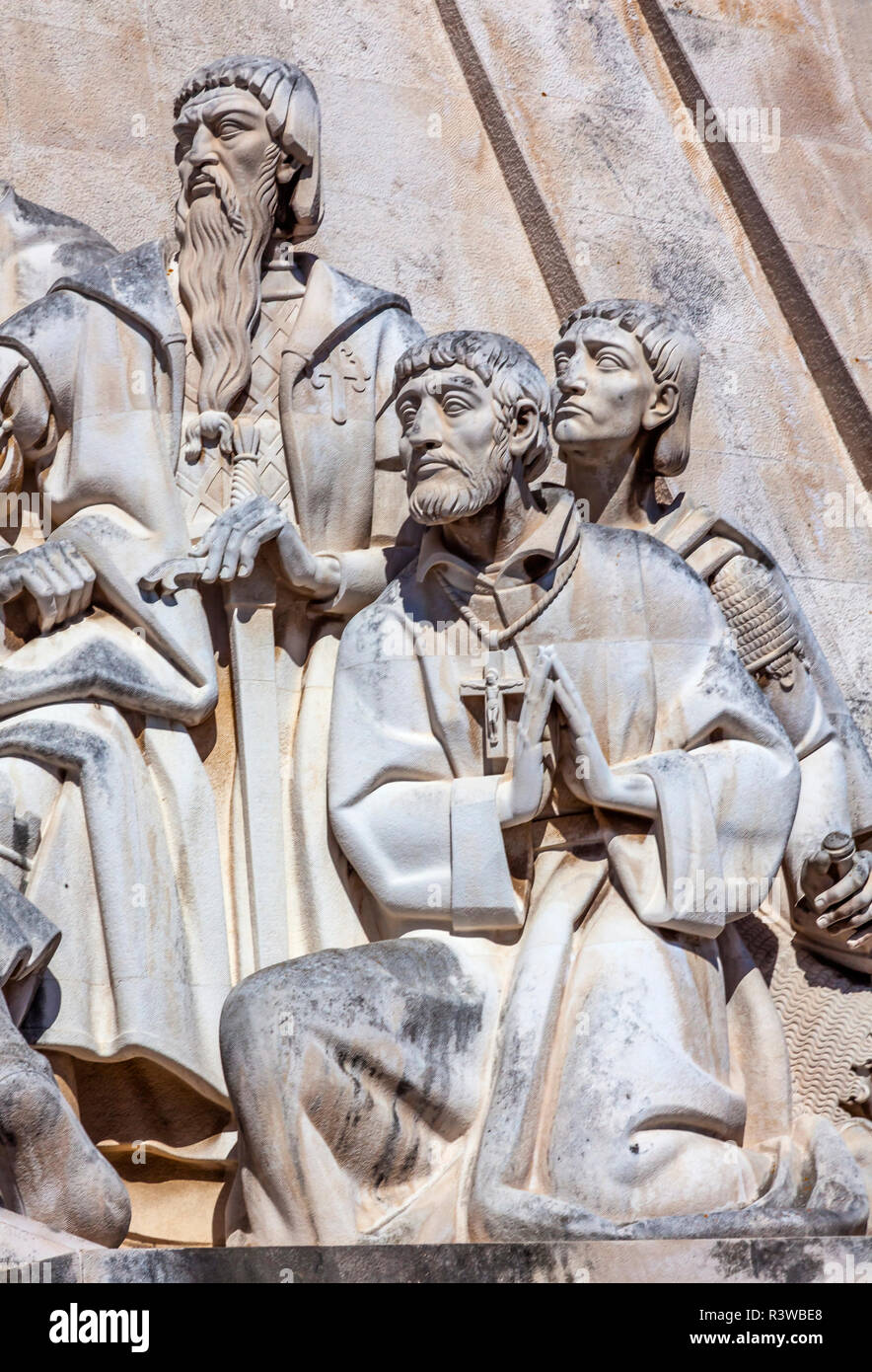 Saint Francis Xavier kneeling, Monument to Discoveries, Tagus River ...